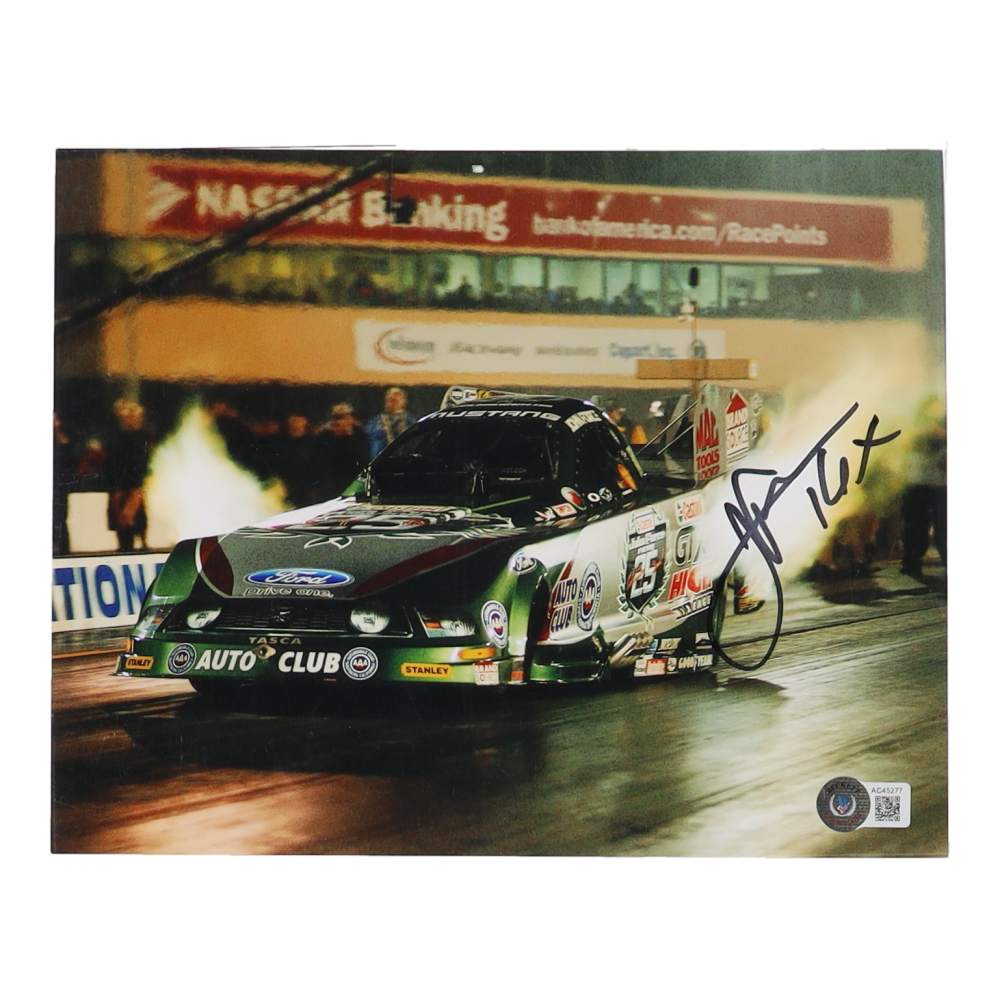 John Force Signed 8x10 Photo (Beckett) | Pristine Auction