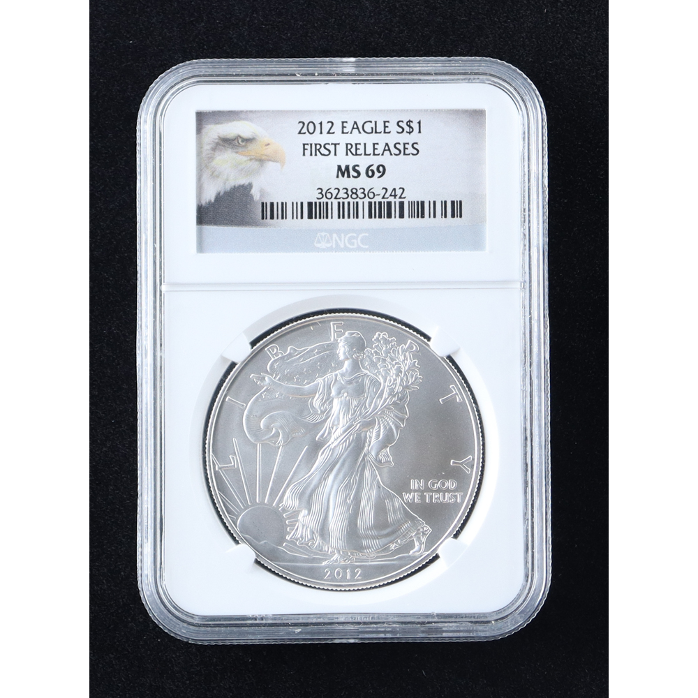 2012 American Silver Eagle - First Releases (NGC MS69) | Pristine Auction
