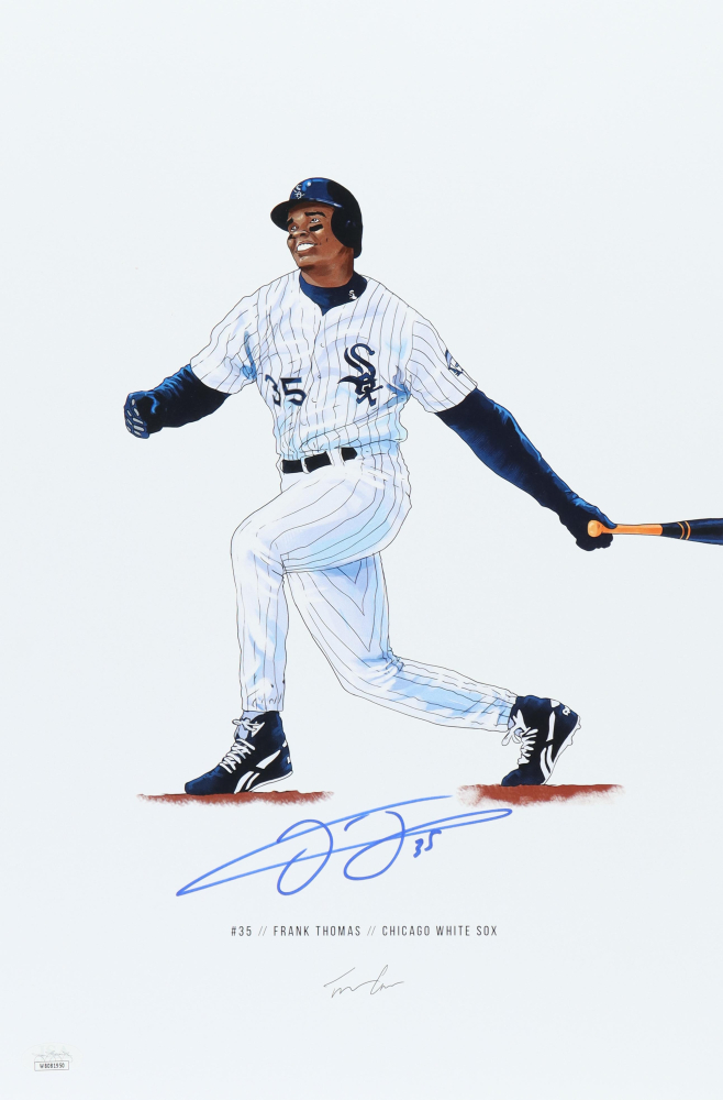 Frank Thomas Signed White Sox 12x18 Lithograph (JSA) | Pristine Auction