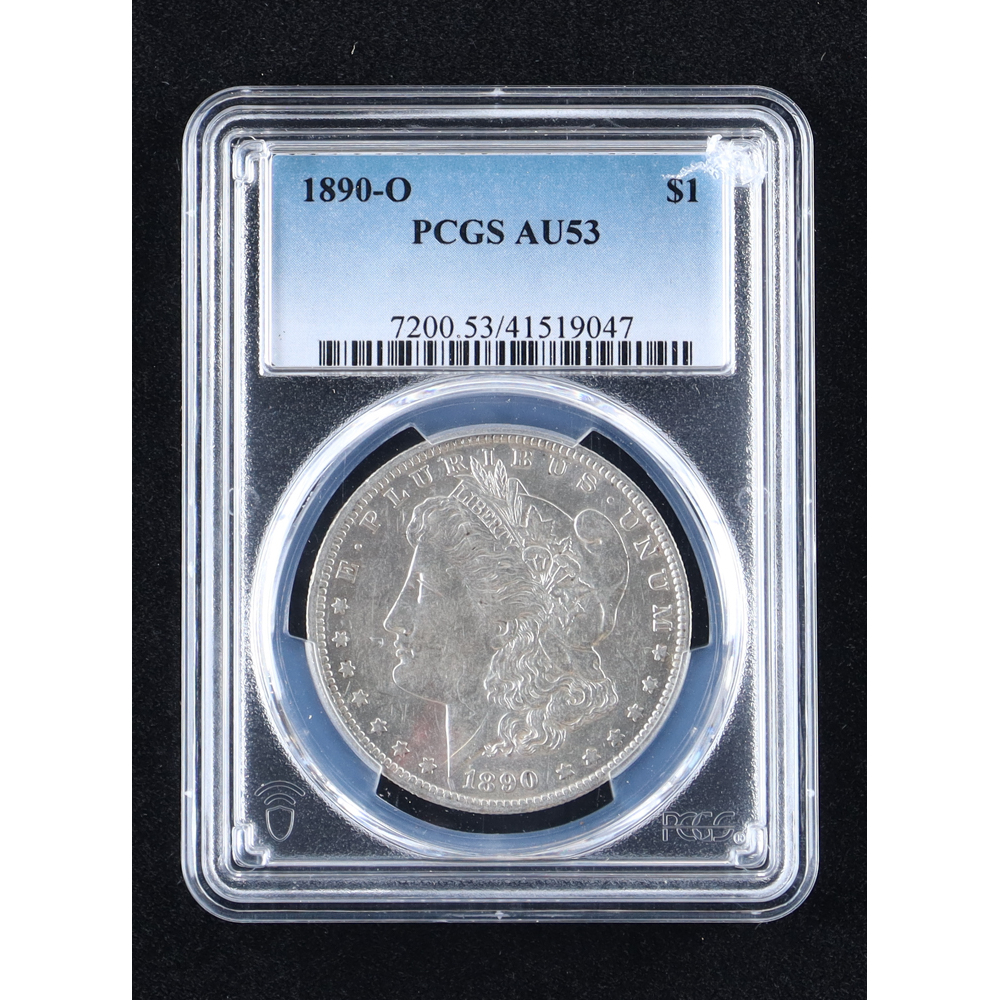 1890-O Morgan Silver Dollar (PCGS AU53) | Pristine Auction