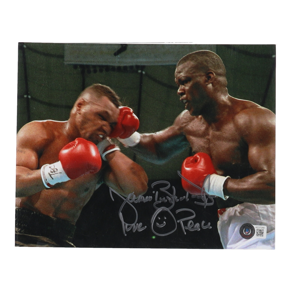 James "Buster" Douglas Signed 8x10 Photo Inscribed "Love" & "Peace ...