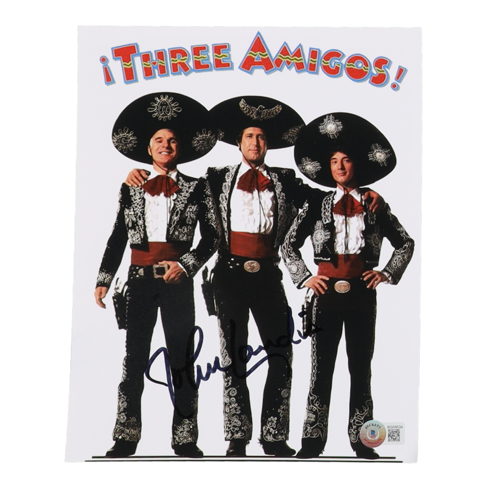 John Landis Signed "Three Amigos" 8x10 Photo (Beckett) | Pristine Auction