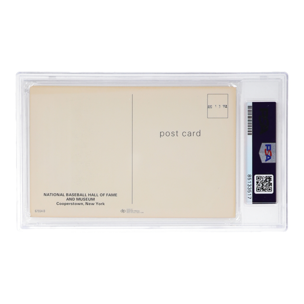 George L. Kelly Signed Hall of Fame Plaque Postcard (PSA) | Pristine ...