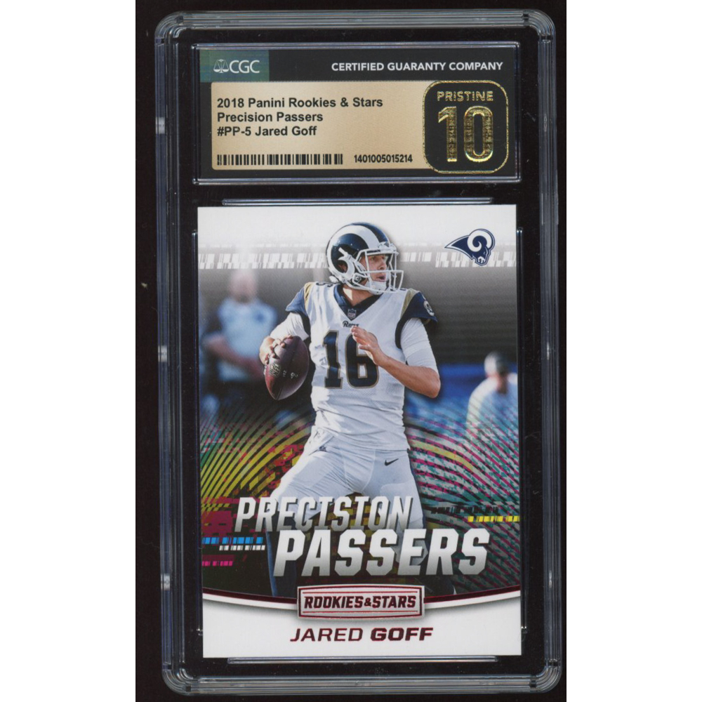Jared Goff 2018 Rookies and Stars Precision Passers #5 (CSG 10 ...