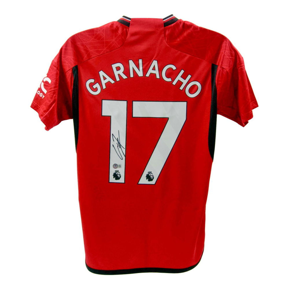 Alejandro Garnacho Signed Manchester United Jersey (Beckett) | Pristine ...