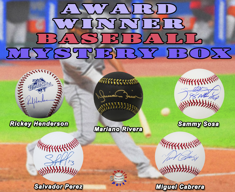 Baseball AWARD WINNER Signed Baseball Mystery Box - Series 22 (Limited ...