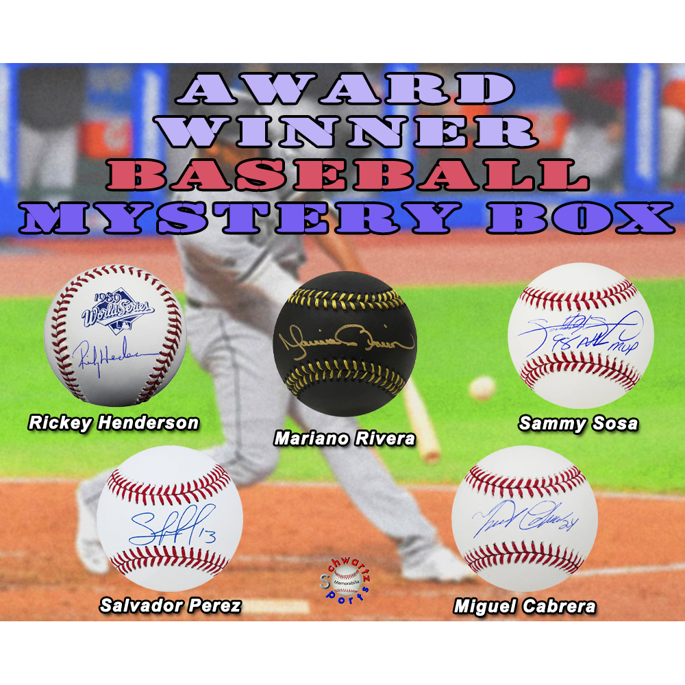 Baseball AWARD WINNER Signed Baseball Mystery Box - Series 22 (Limited ...