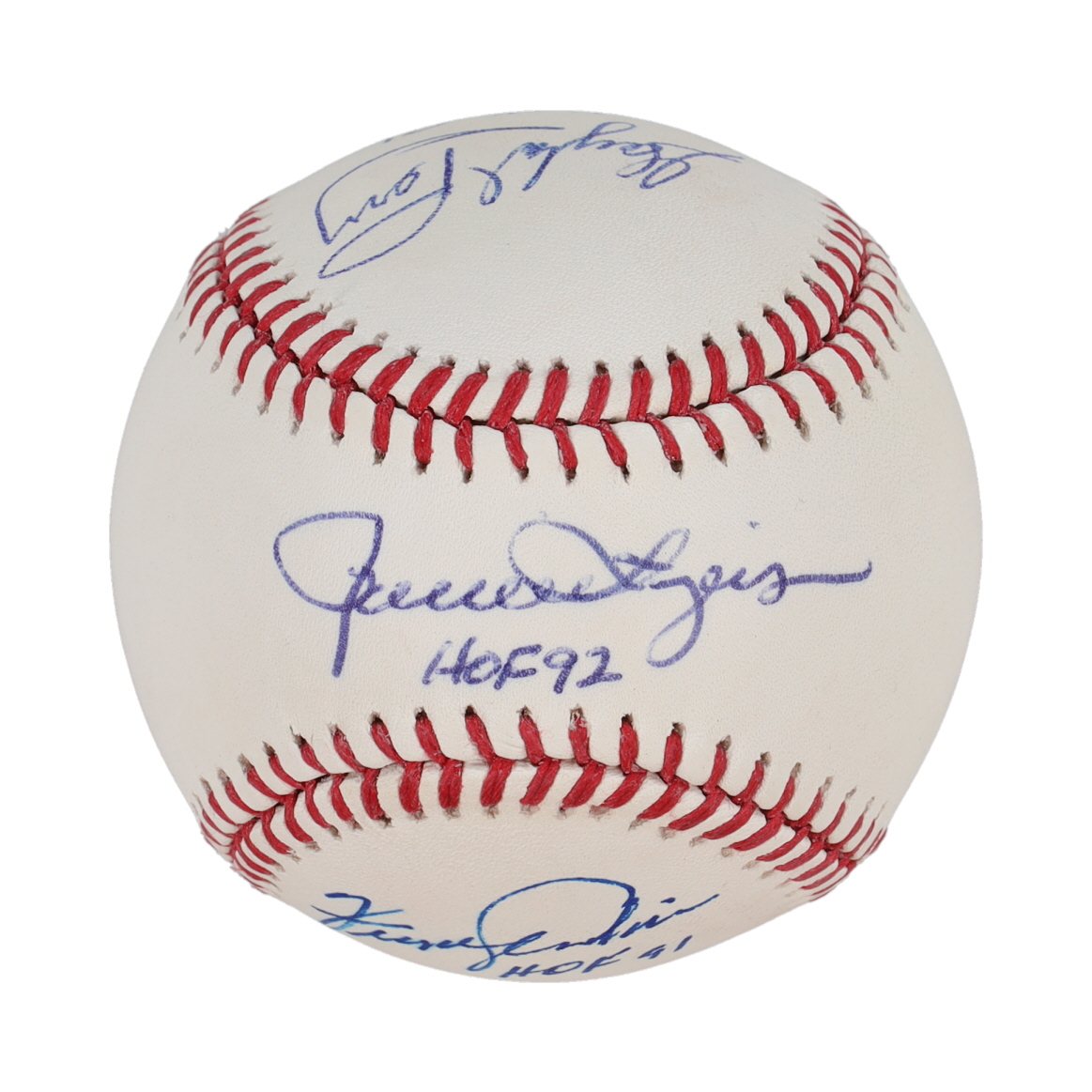 Hall of Fame Pitchers OML Baseball Signed by (3) with Gaylord Perry ...
