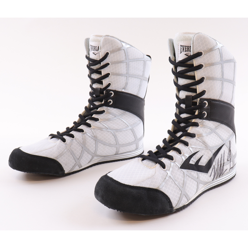 Mike Tyson Signed Everlast Professional Boxing Shoes (Tyson) | Pristine ...