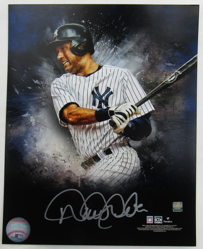 Derek Jeter Signed Yankees 8x10 Photo (Turn 2 Foundation) | Pristine ...