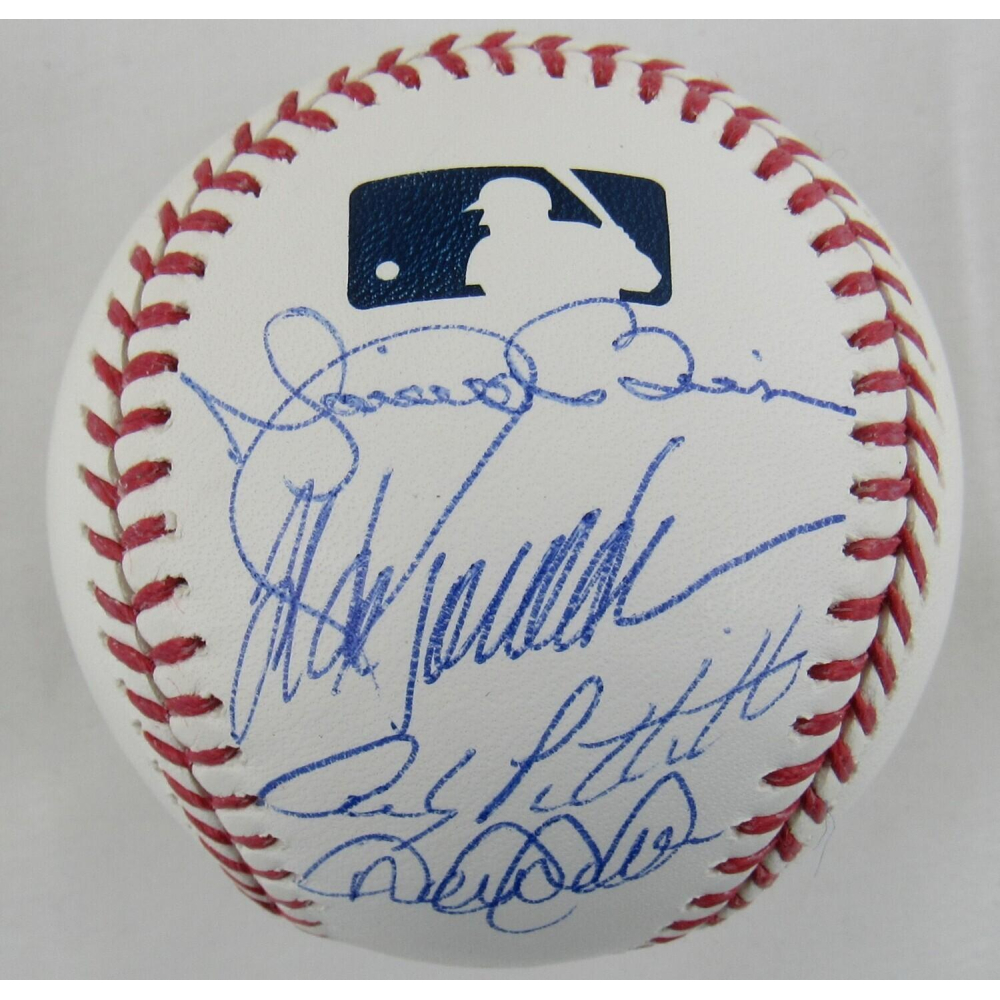 Yankees Core Four OML Baseball Signed By (4) with Derek Jeter, Mariano ...