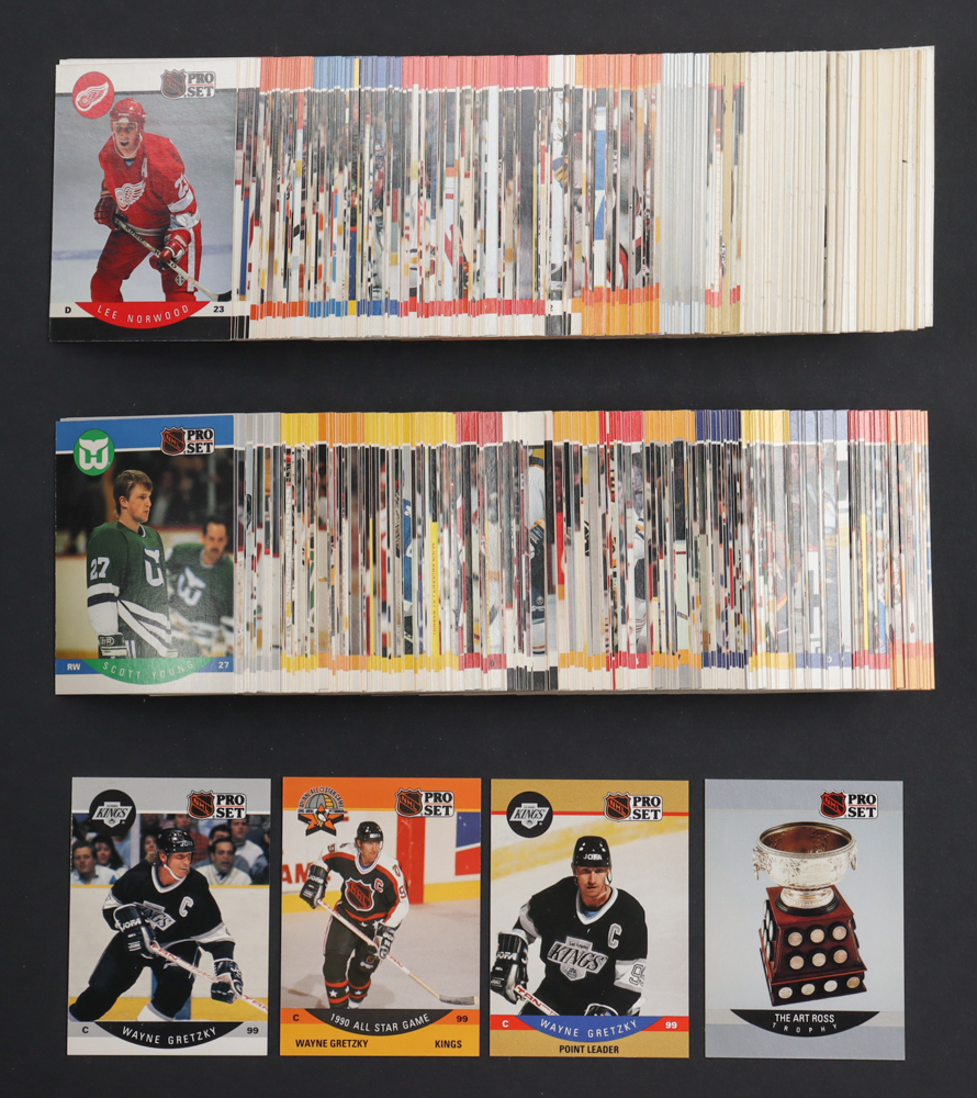 1990 Pro Set Hockey Complete Set Includes Wayne Gretzky #118, Wayne Gretzky Campbell Conference ...