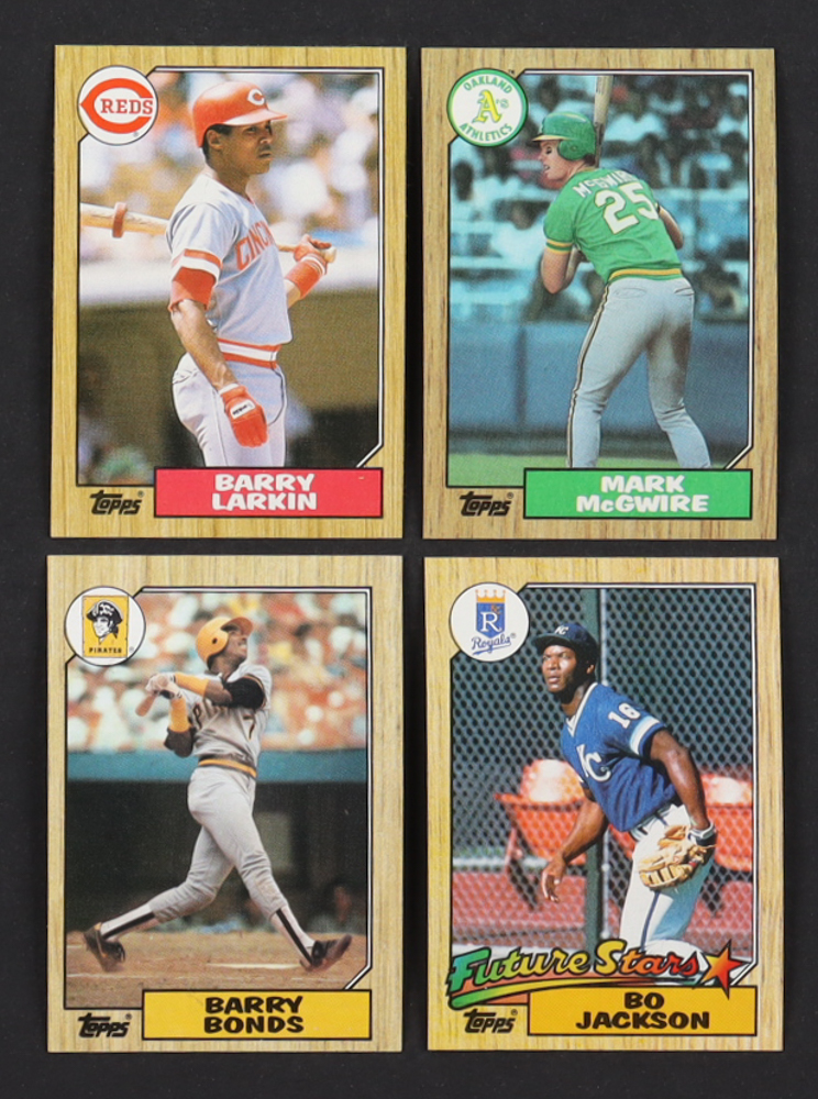 1987 Topps Baseball Complete Set of (792) Cards with Bo Jackson #170 RC ...