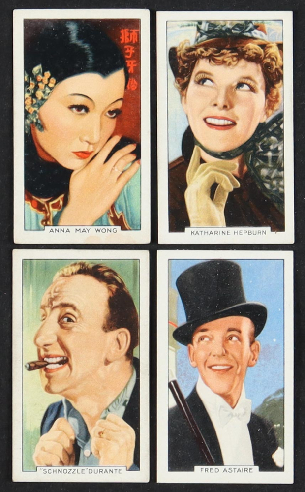 1935 Gallaher Portraits of Famous Stars Complete Set of (48) Cigarette ...