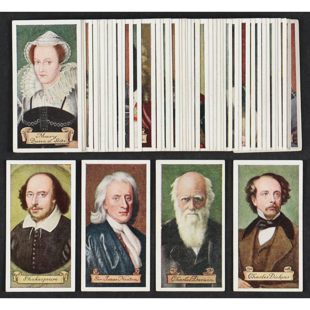 1936 Carreras Celebrities of British History Complete Set of (50 ...