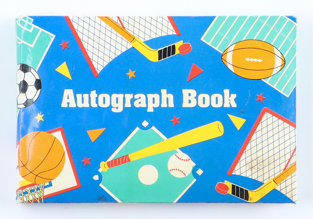 Sports Super-Stars Autograph Book Signed by (83) with Gary Sheffield ...