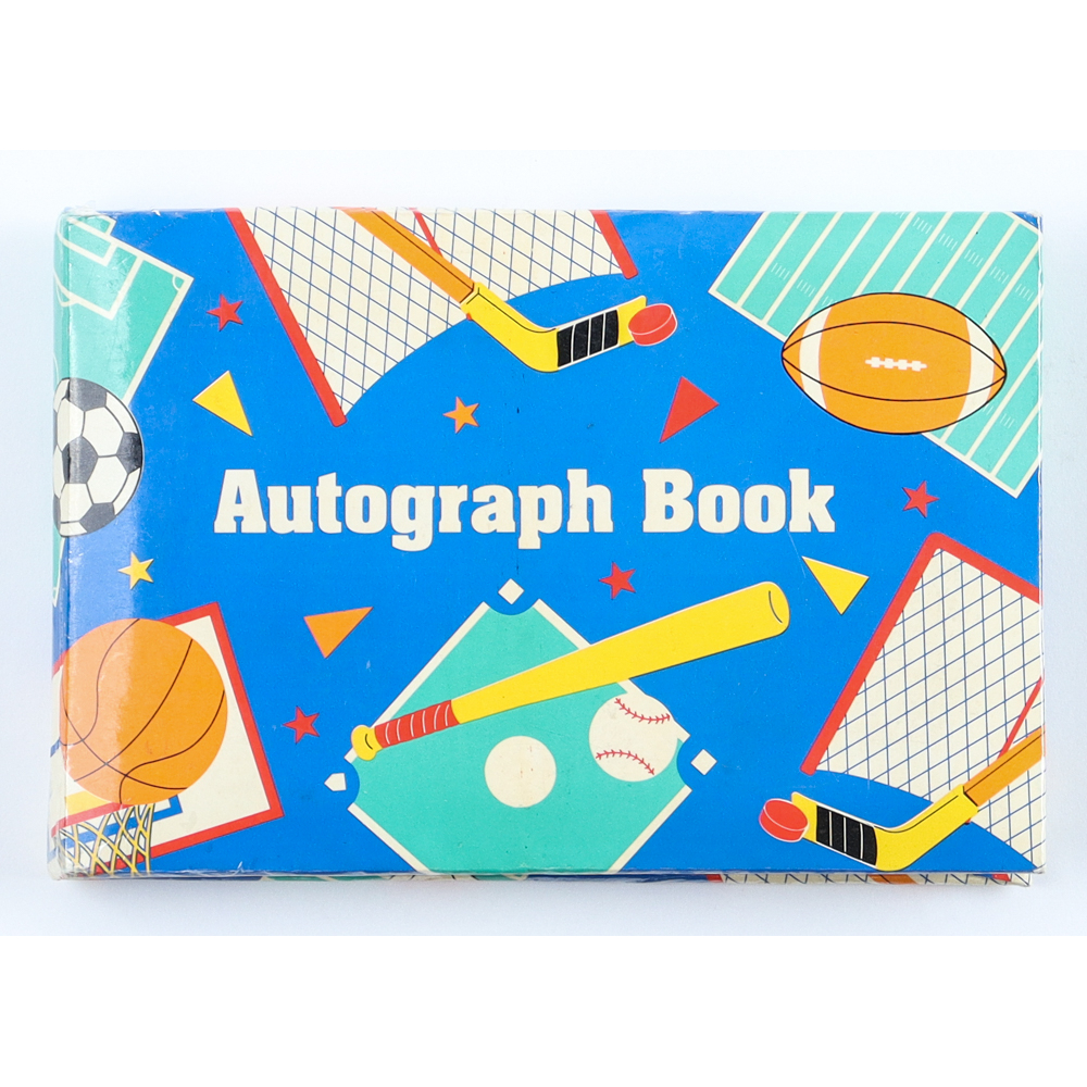 Sports Super-Stars Autograph Book Signed by (80) with Barry Bonds ...