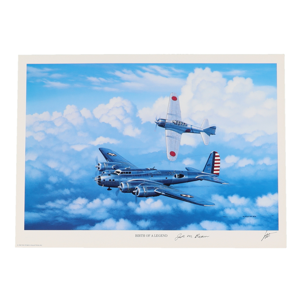 Stan Stokes "Birth of a Legend" Lithograph Signed by Joe Bean (AIV) | Pristine Auction