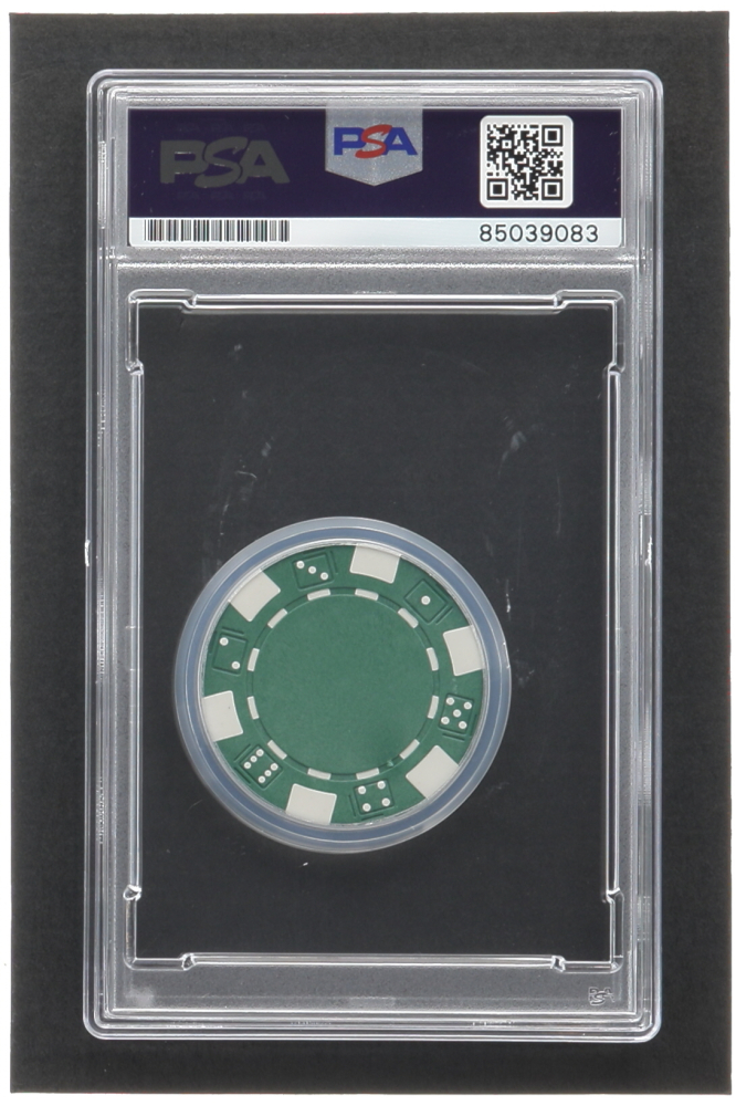 Matt Damon Signed Poker Chip (PSA) | Pristine Auction