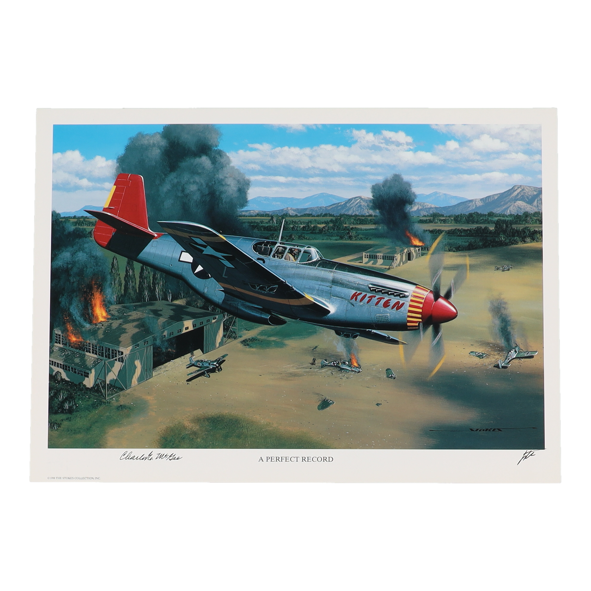 Stan Stokes "A Perfect Record" Lithograph Signed by Charles McGee (AIV ...