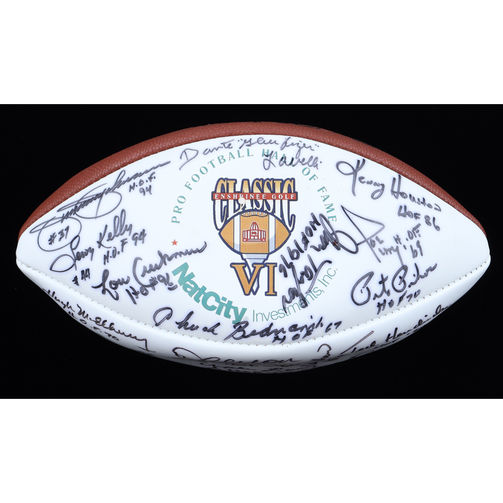 Football Hall of Famers NFL Football Signed & Inscribed By (29) with ...