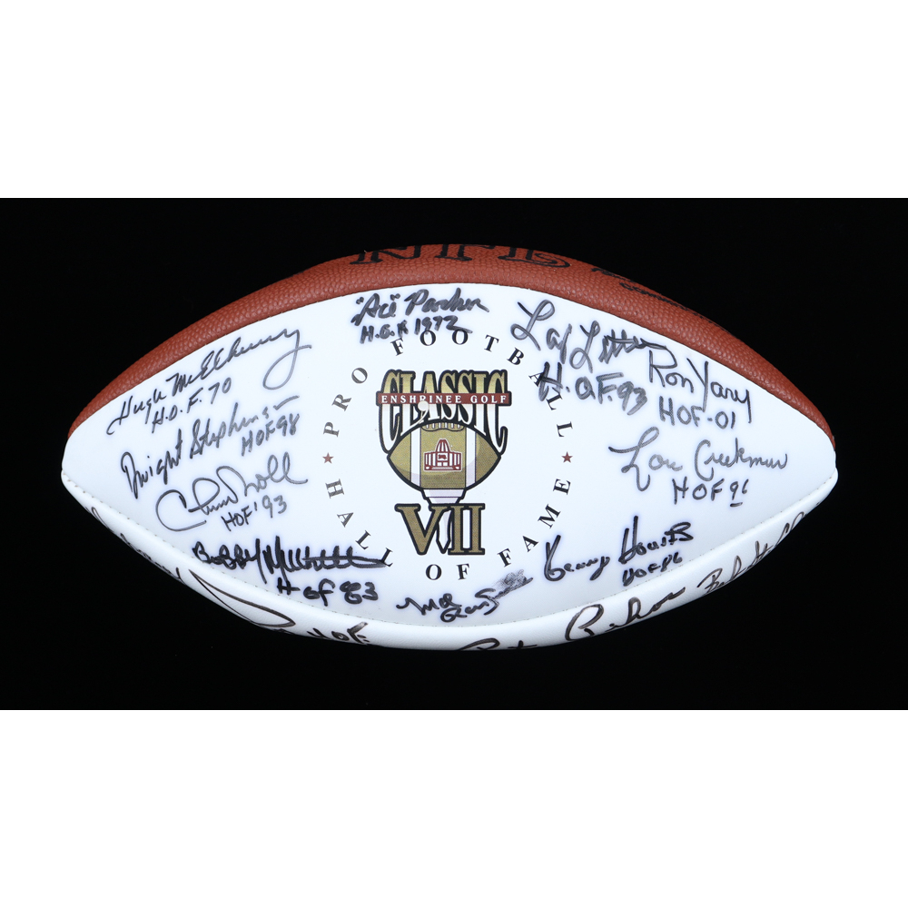 Football Hall of Famers NFL Football Signed & Inscribed By (27) with ...