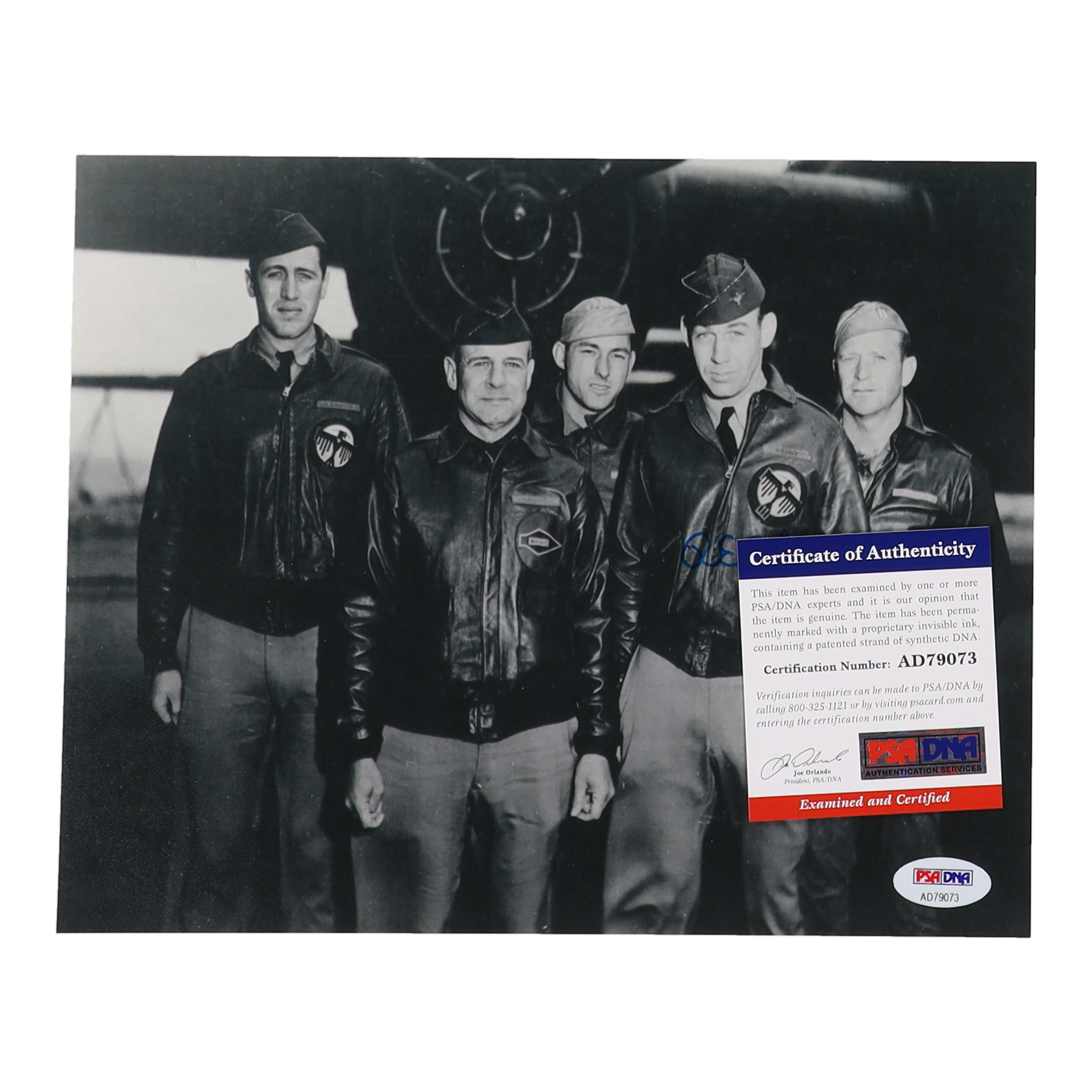 Richard E. Cole Signed WWII 8x10 Photo (PSA) | Pristine Auction