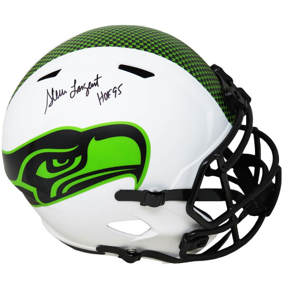 Steve Largent Signed Seahawks Full-Size Lunar Eclipse Alternate Speed ...