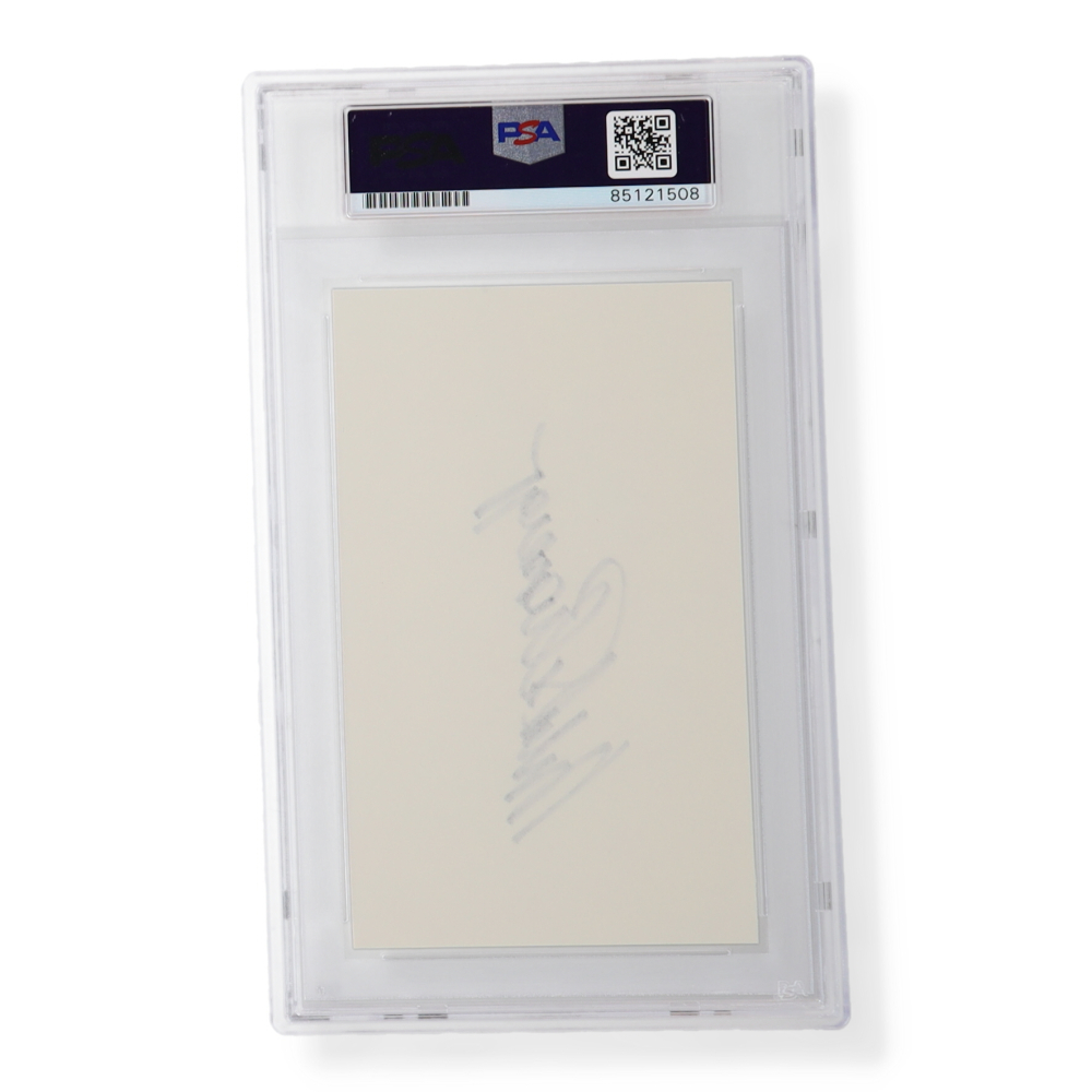 Arnold Schwarzenegger Signed Index Card (PSA) | Pristine Auction