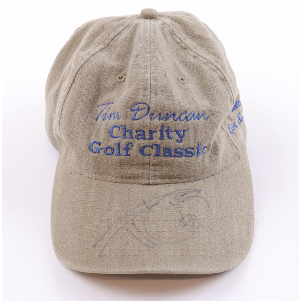 Tim Duncan Signed "Tim Duncan Charity Golf Classic" Adjustable Hat ...