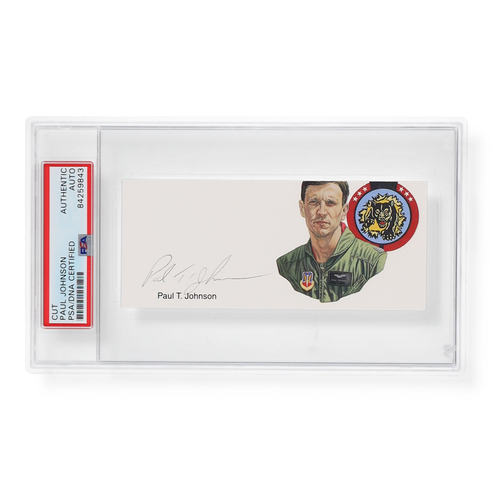 Paul Johnson Signed 2x5 Cut (PSA) | Pristine Auction