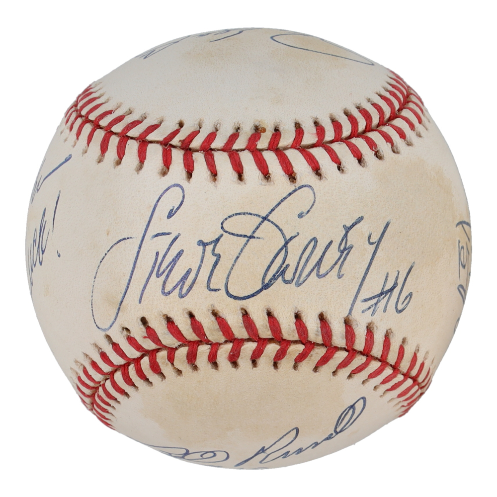 Steve Garvey, Davey Lopes, Bill Russell & Steve Yeager Signed ...