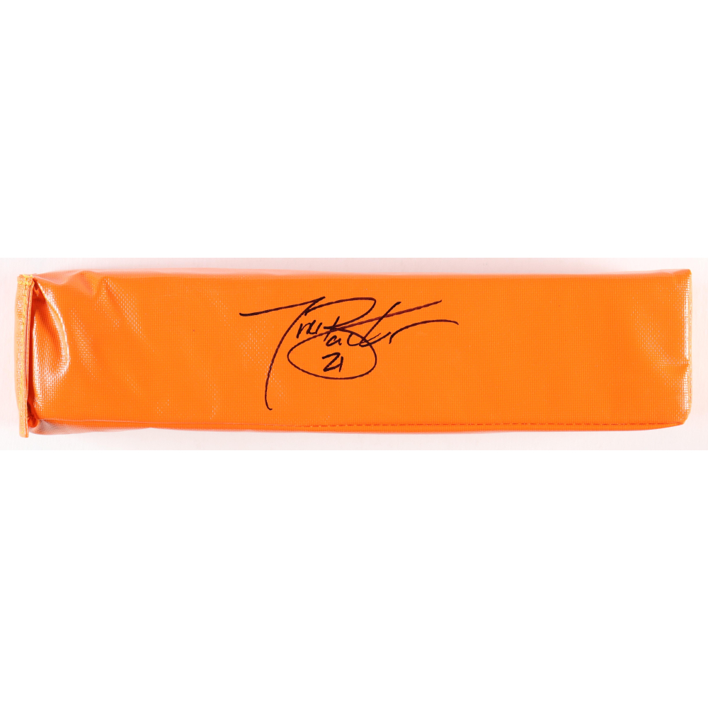 Tiki Barber Signed Full-Size Pylon (Beckett) | Pristine Auction