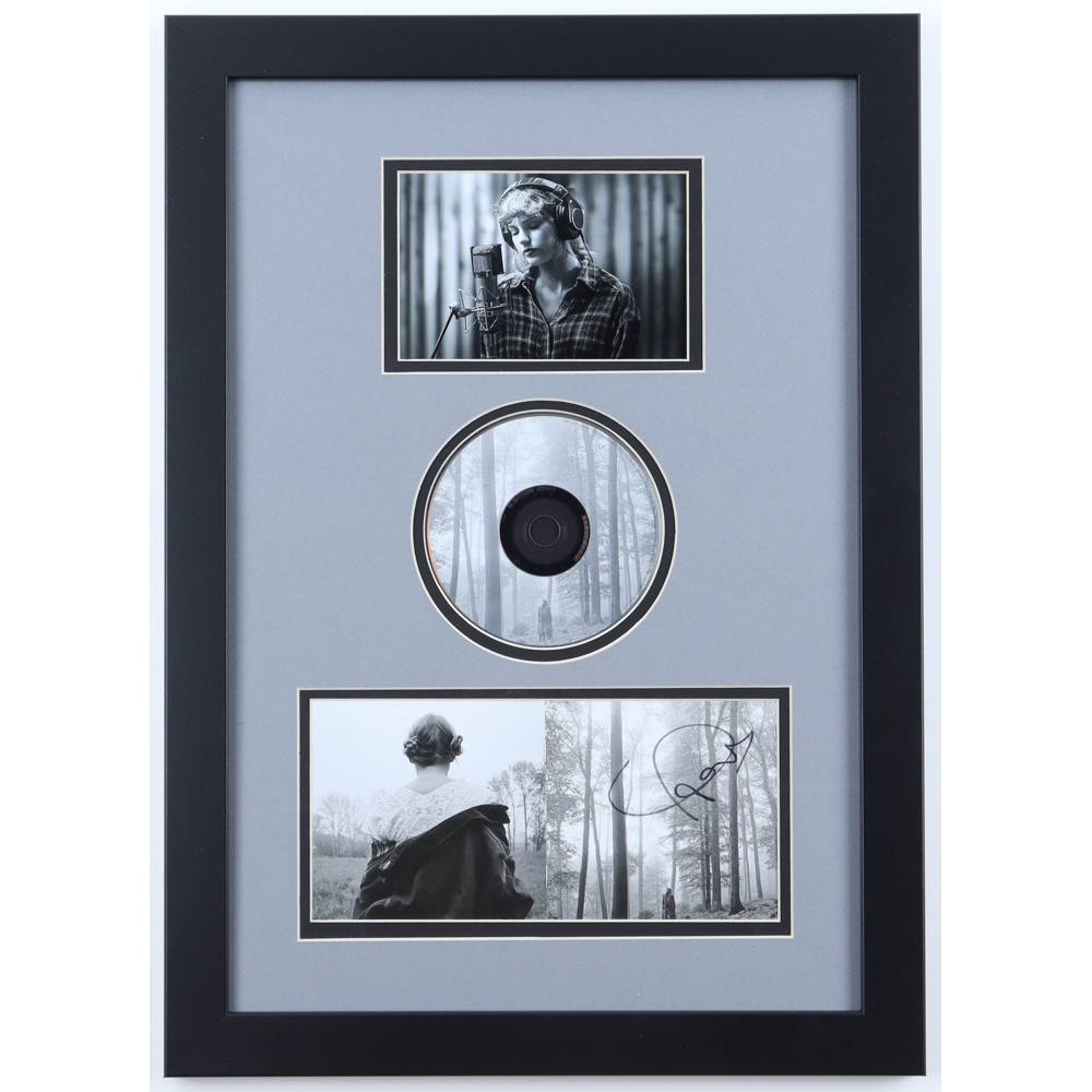 Taylor Swift Signed "Folklore" Custom Framed CD Display (Beckett ...