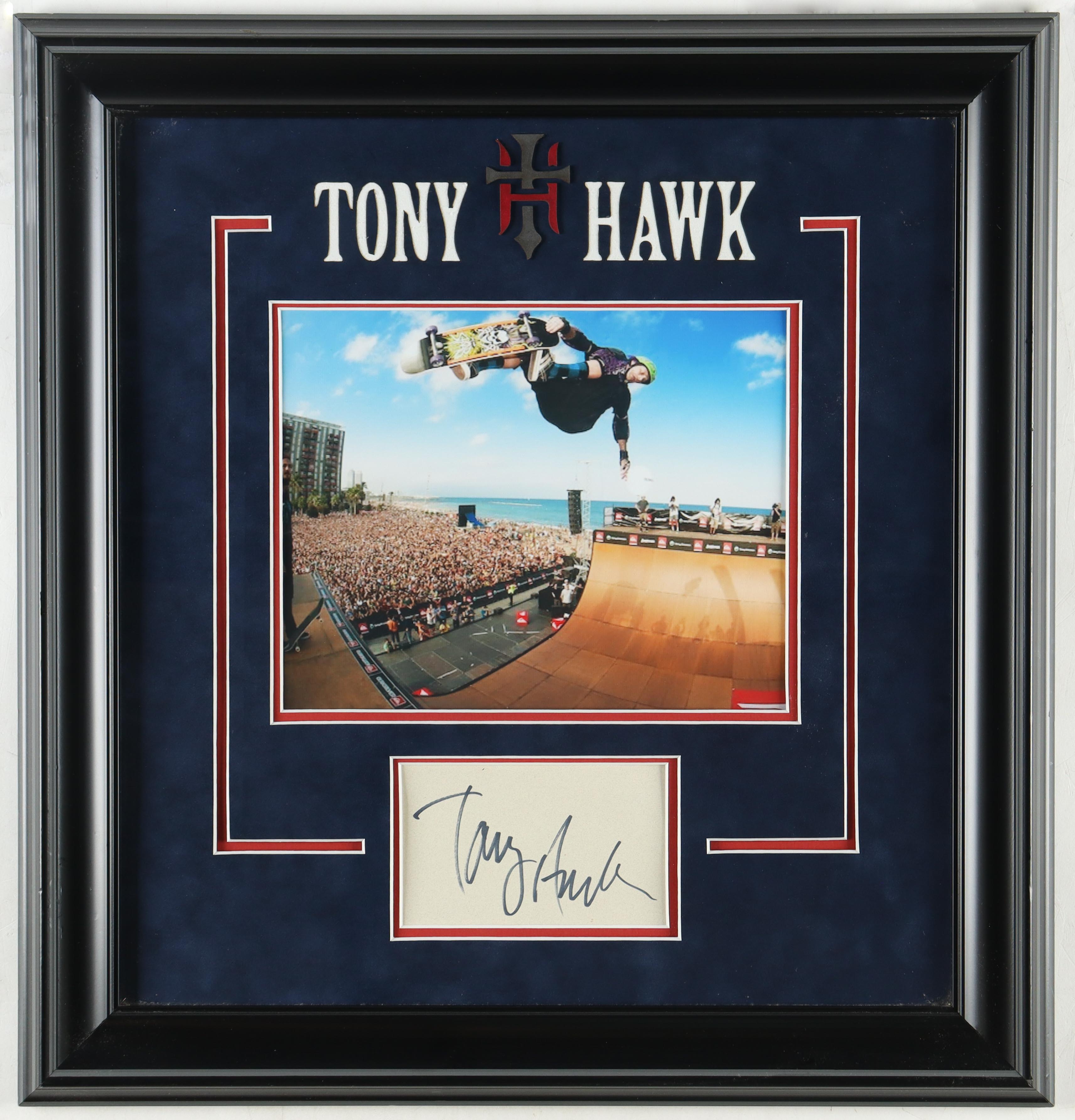 Tony Hawk Signed Custom Framed Cut Display (Beckett) | Pristine Auction