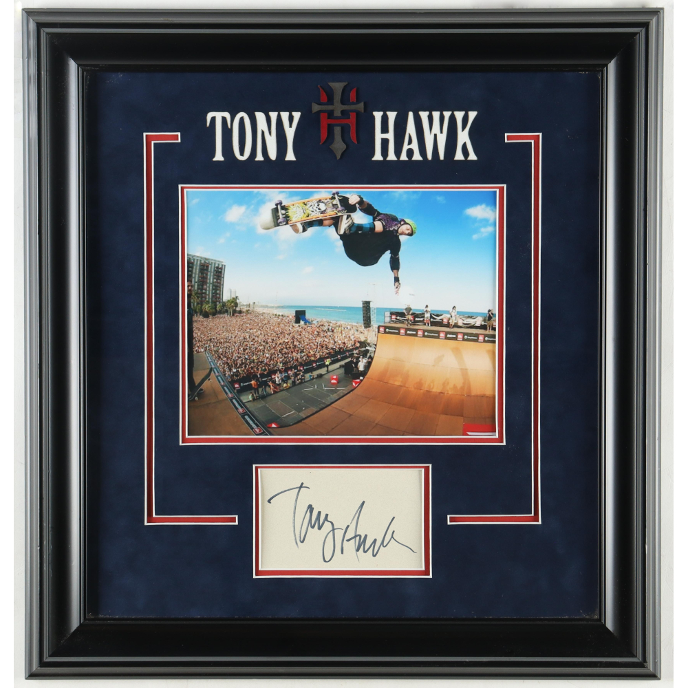 Tony Hawk Signed Custom Framed Cut Display (Beckett) | Pristine Auction