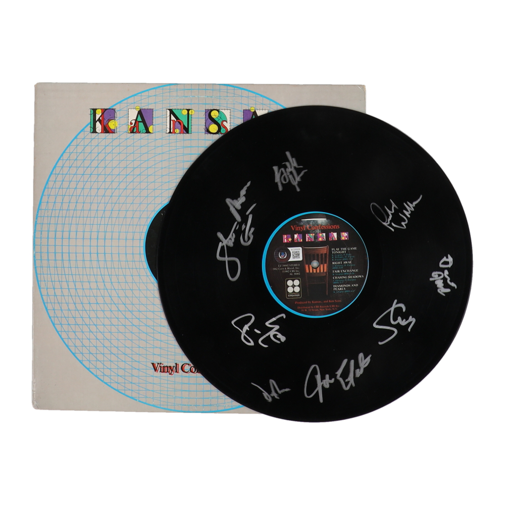 Kansas "Vinyl Confessions" Vinyl Record Album Band-Signed by (8) with ...