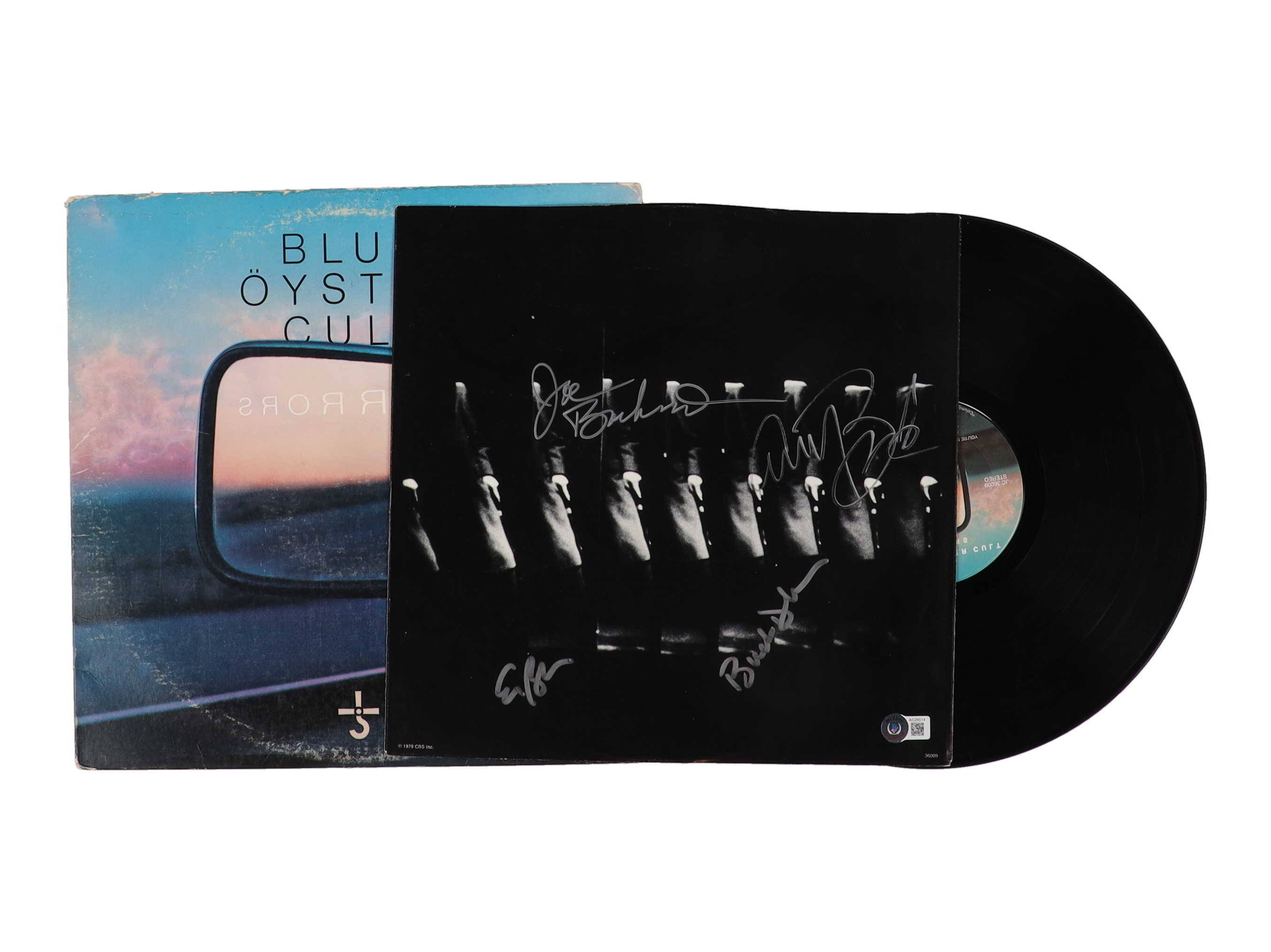 Blue Oyster Cult "Mirrors" Vinyl Record Album Band-Signed by Buck ...