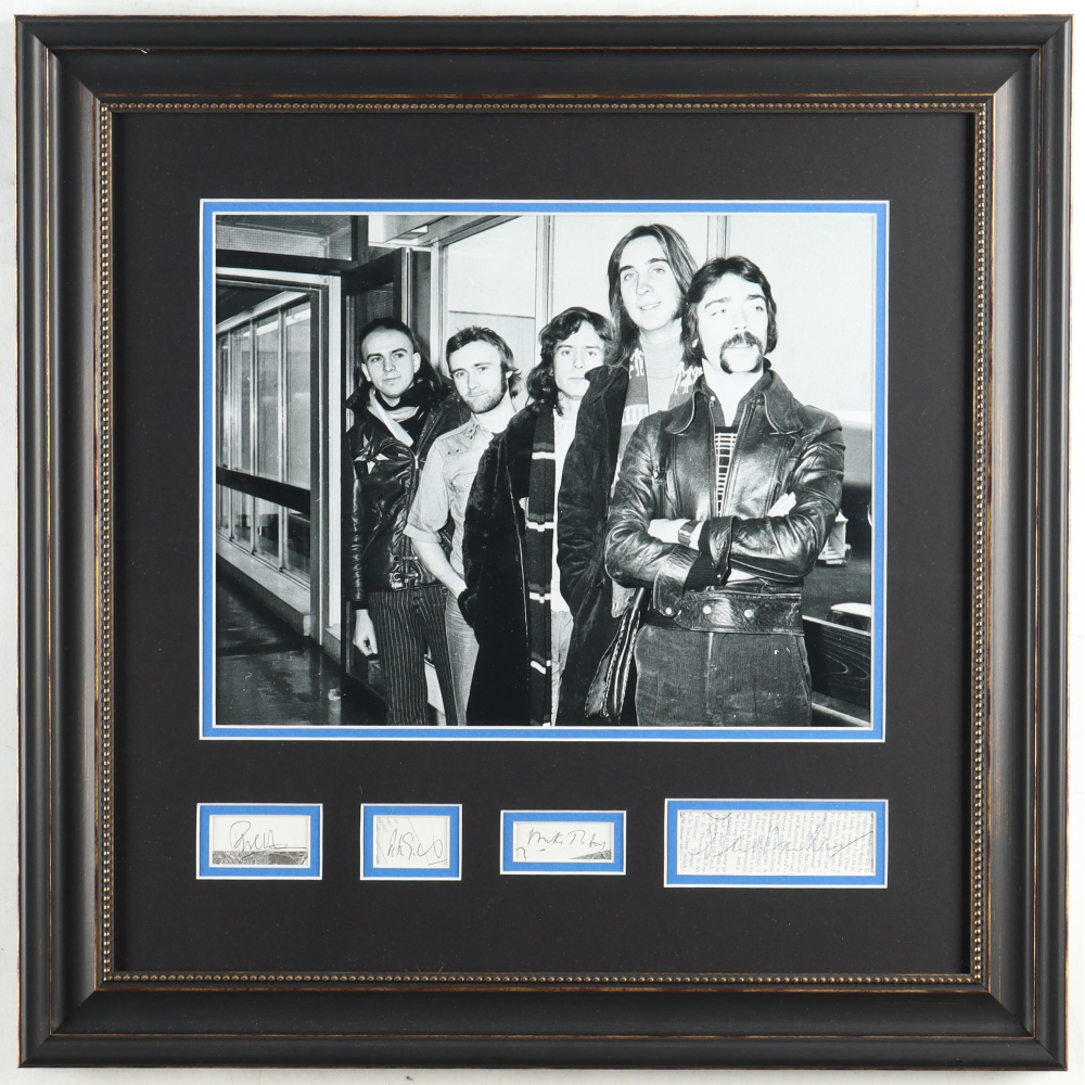 Phil Collins, Peter Gabriel, Mike Rutherford & Steve Hackett Signed ...