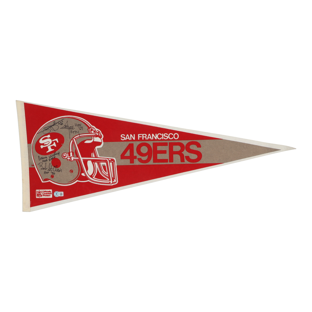 Joe Perry, Jimmy Johnson, Dave Wilcox & Bob St. Clair Signed 49ers ...