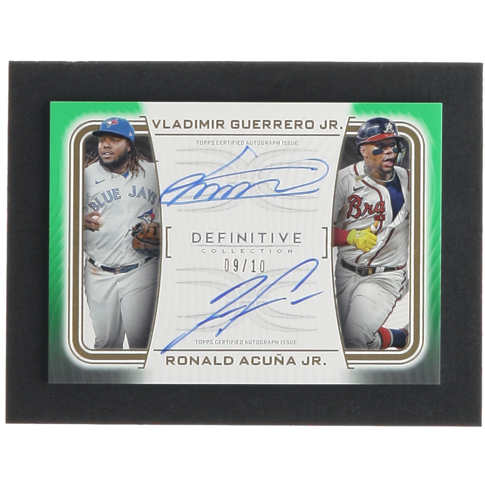 Vladimir Guerrero Jr. / Ronald Acuna Jr. 2023 Topps Definitive ...