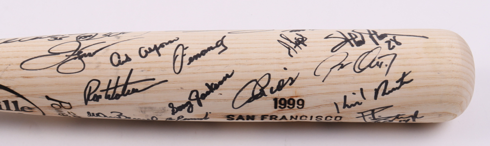 1999 Giants Louisville Slugger Baseball Bat Team-Signed by (34) With ...