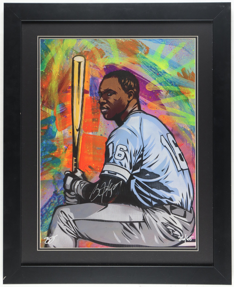 Bo Jackson Signed LE Custom Framed Art Print Display (Beckett ...