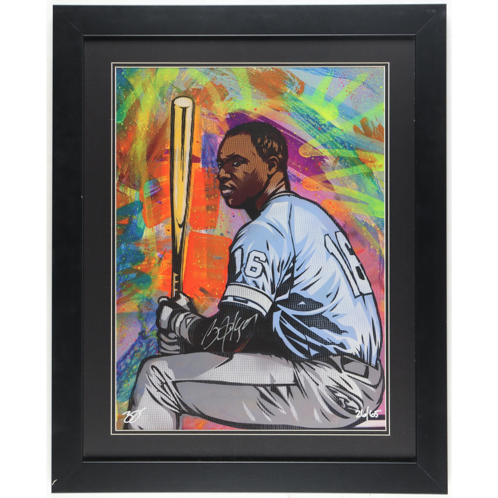 Bo Jackson Signed LE Custom Framed Art Print Display (Beckett ...