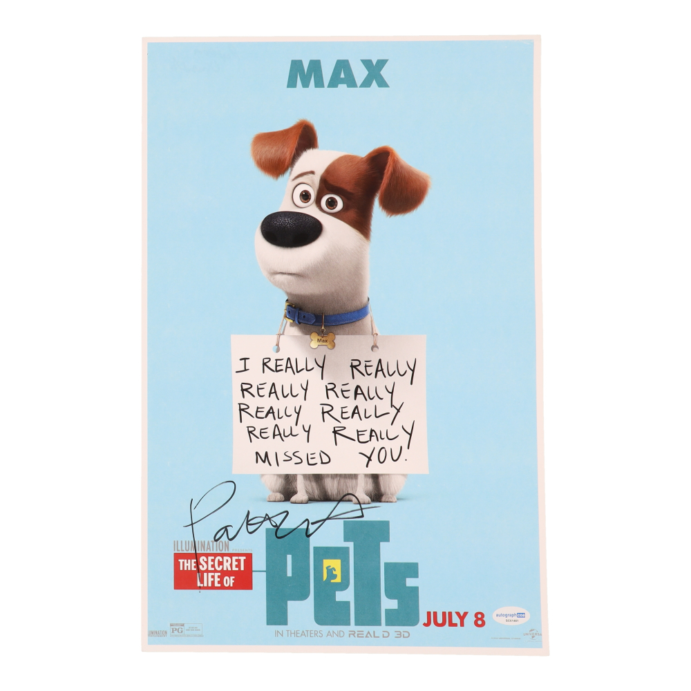 Patton Oswalt Signed "The Secret Life of Pets" 11x17 Photo (ACOA ...