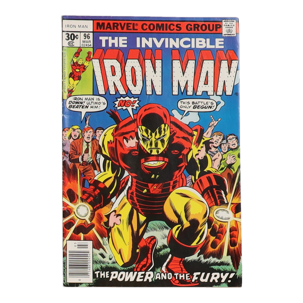 1977 "Iron Man" Issue #96 Marvel Comic Book | Pristine Auction