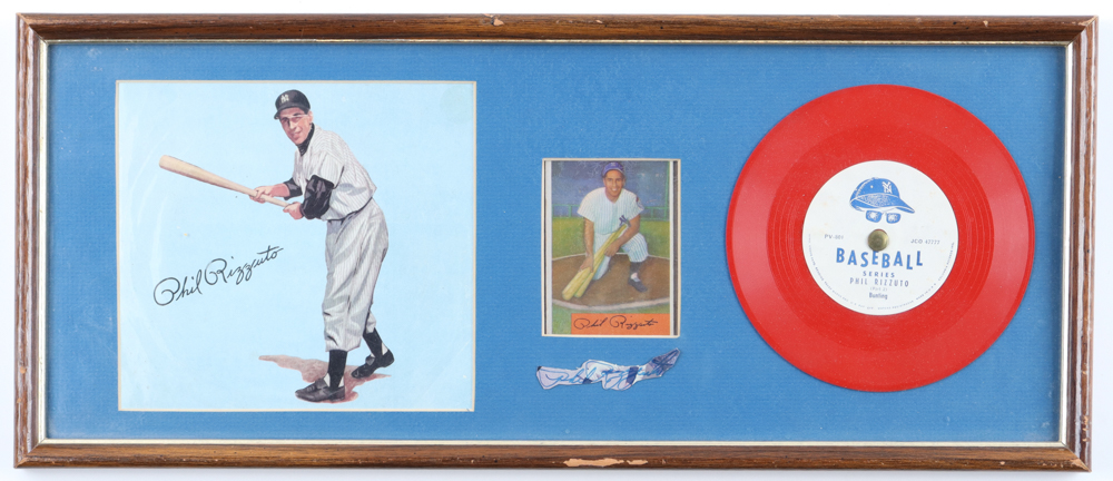 Phil Rizzuto Signed Custom Framed Cut Display (Beckett) | Pristine Auction
