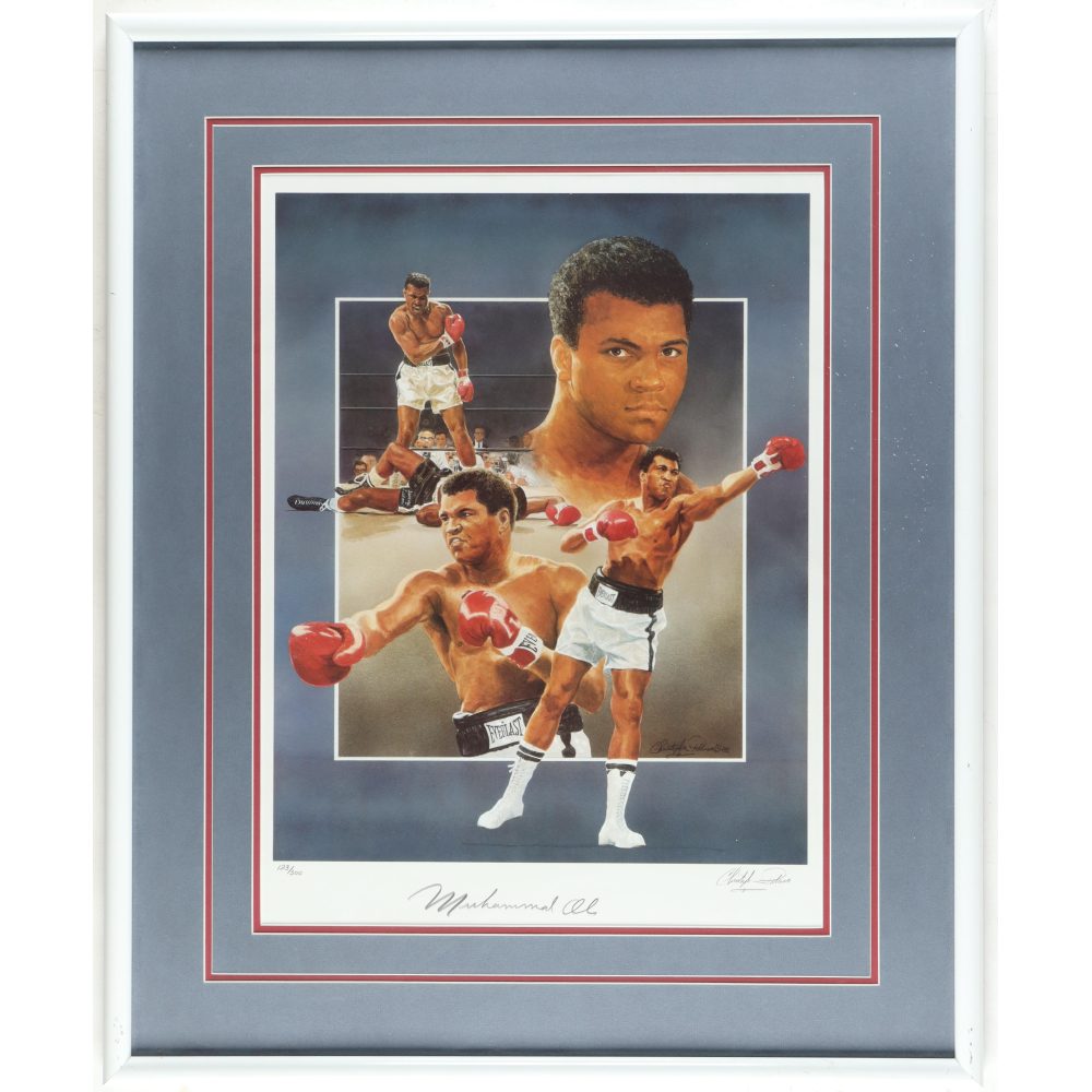 Muhammad Ali & Christopher Paluso Signed LE Custom Framed Lithograph ...