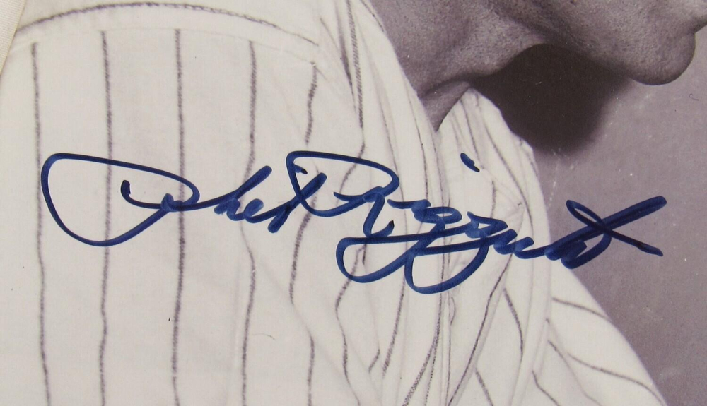 Phil Rizzuto & Yogi Berra Signed Yankees 8x10 Photo (JSA) | Pristine ...