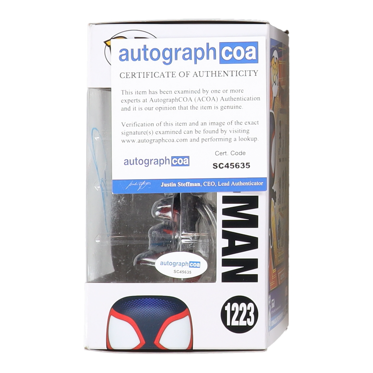 Shameik Moore Signed "Spider-Man: Across The Spider-Verse" #1223 Spider ...